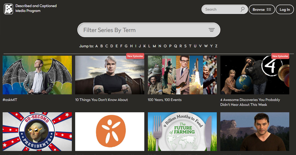 DCMP Accessible Educational Series